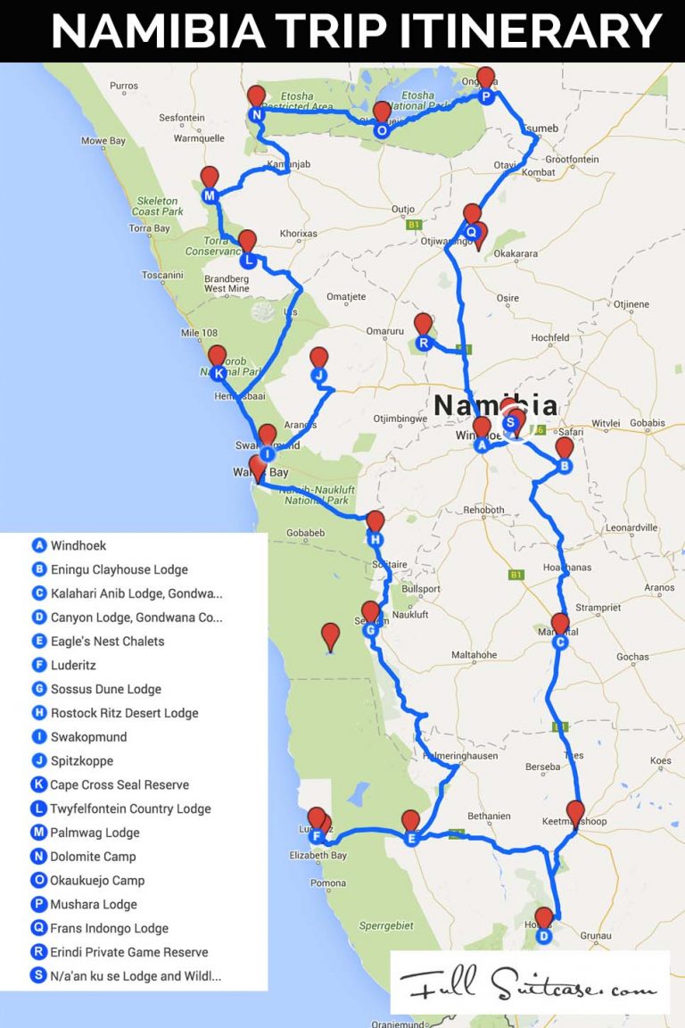 Ultimate Namibia Itinerary: Self-Drive Road Trip (+ Map & Tips)