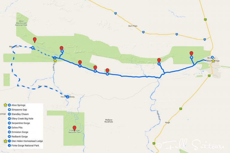 West MacDonnell Ranges: Things to Do, 1 Day Itinerary, Map & Tips