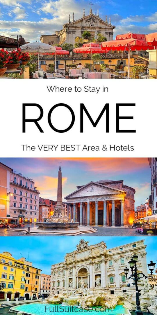 Where to Stay in Rome: Best Area for First Visit (+Map & 2025 Tips)