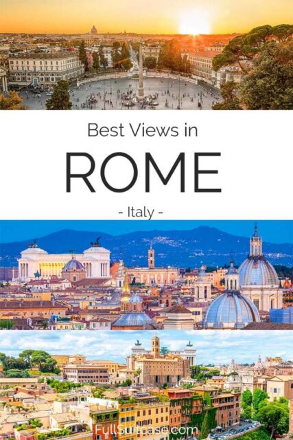 15 Best Views & Viewpoints in Rome (+ Map, Photos & Info)