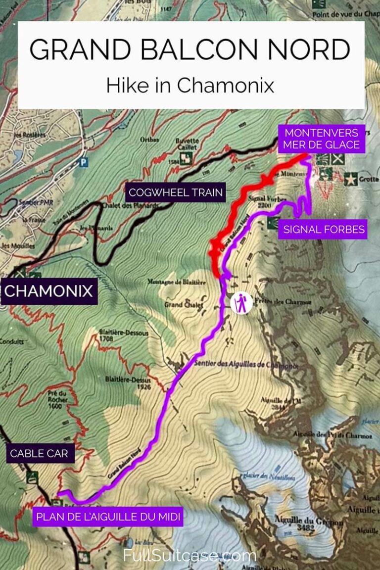 Best Way to Do the Grand Balcon Nord Hike in Chamonix (+Map & Tips)